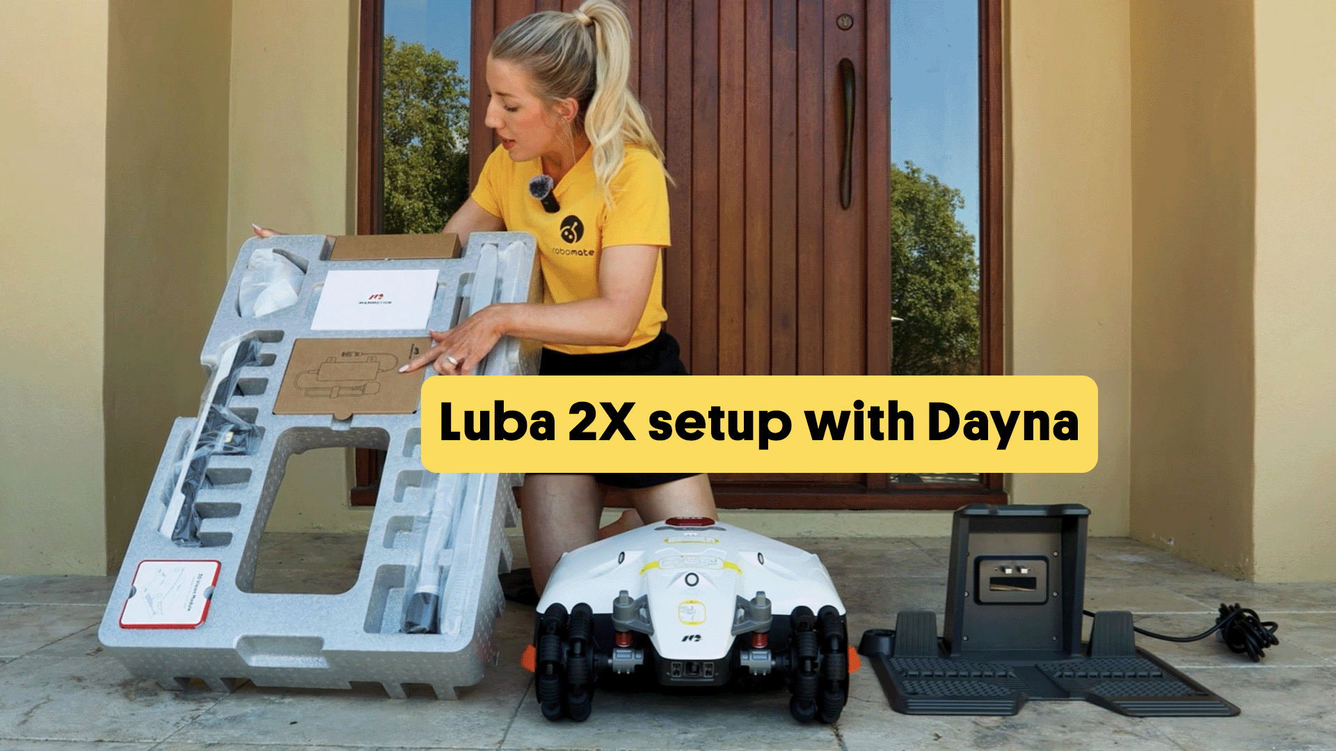 Luba 2X Unboxing, Assembly & App Connection – Robomate – Time for Life™