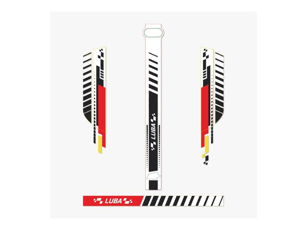 Luba Formula Car Sticker – Racing Livery for Luba 2 AWD Robot Mower ...